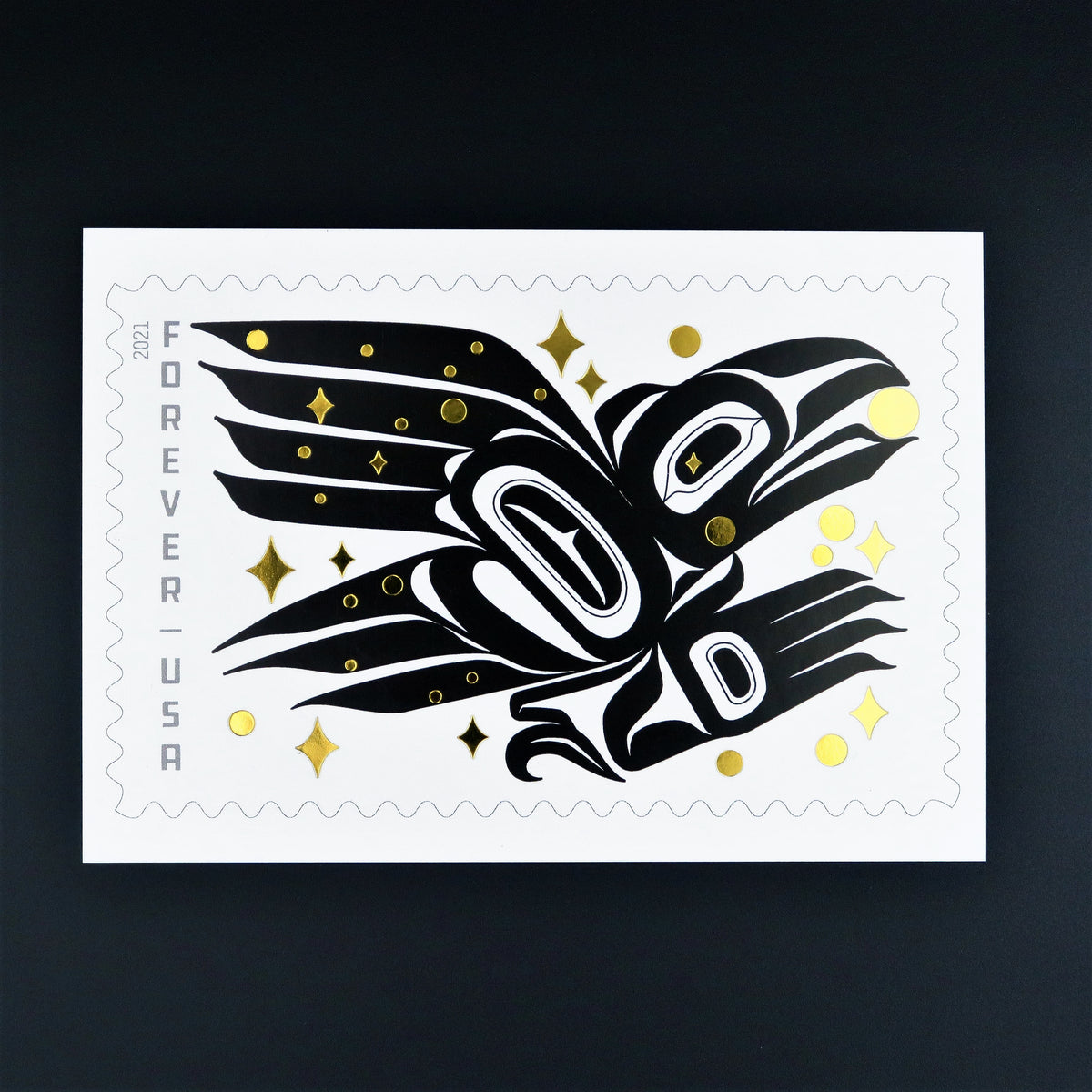 Raven Story Stamp Postcard – Trickster Company