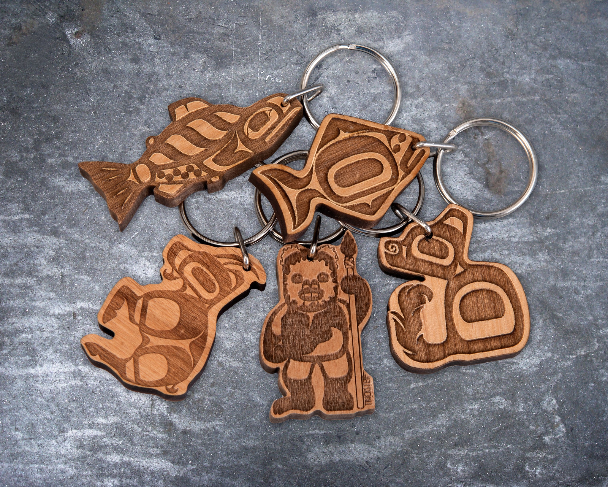 Laser Cut Keychain - Assorted Styles – Trickster Company