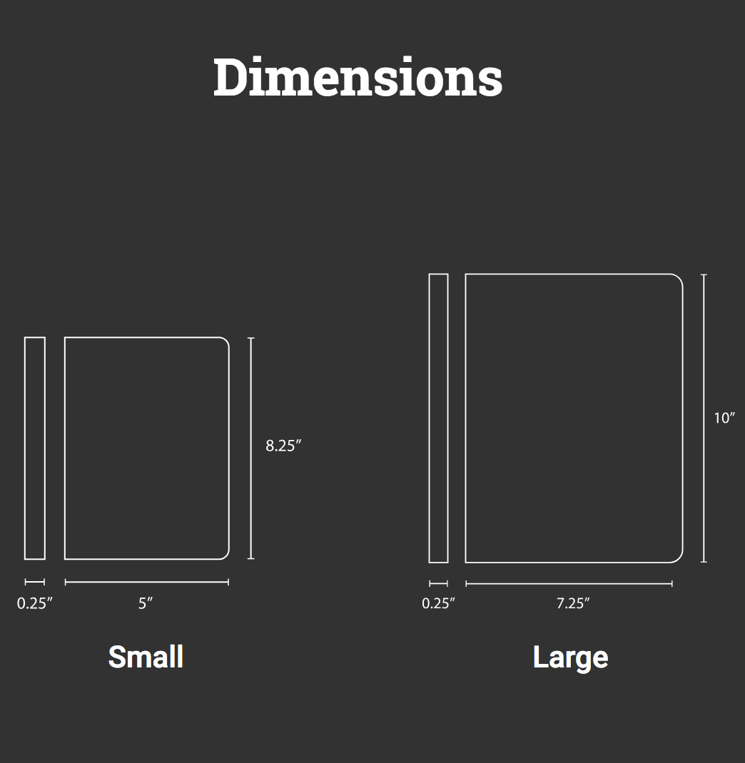 Notebooks (7.25" x 10") (New 2025 Designs Available!) – Trickster Company