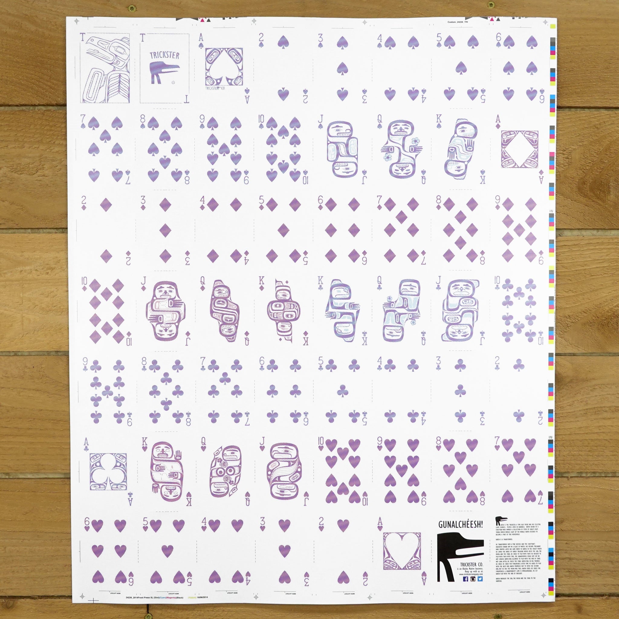Trickster Co. Playing Cards Uncut Sheets – Trickster Company