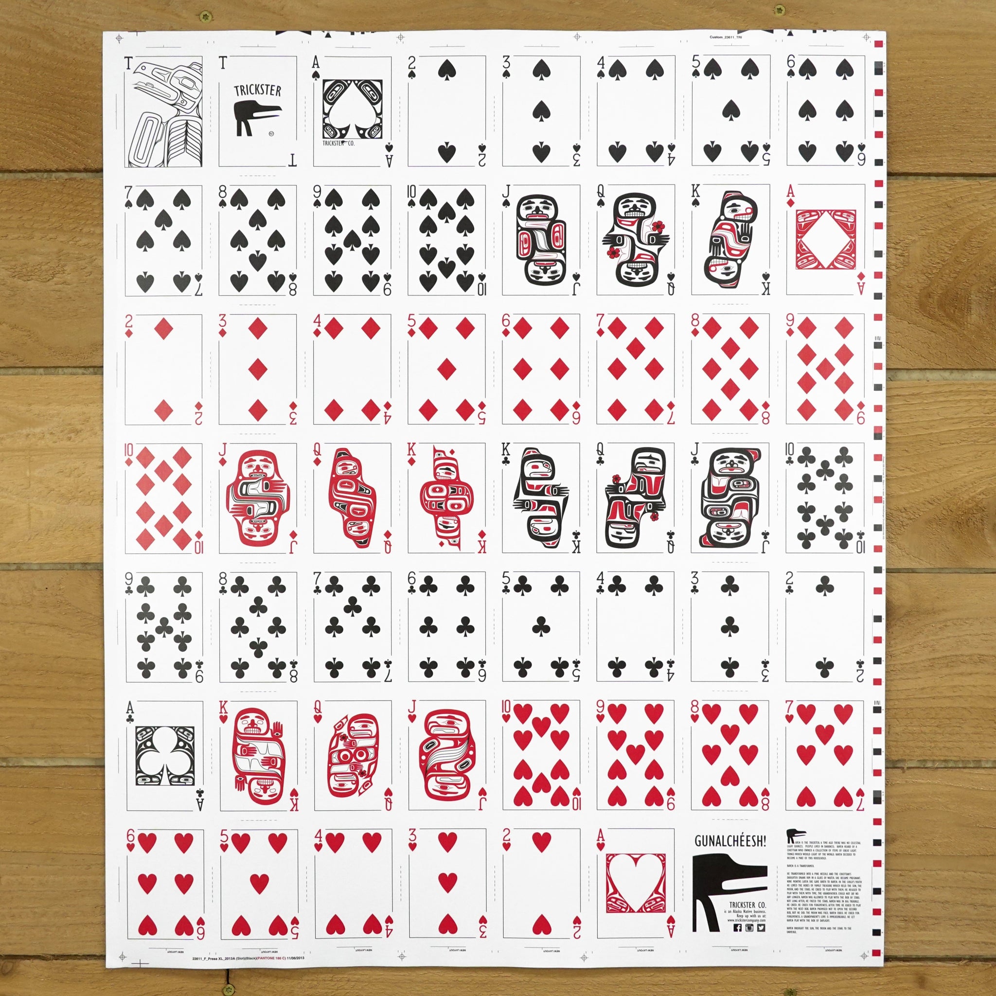 Trickster Co. Playing Cards Uncut Sheets – Trickster Company